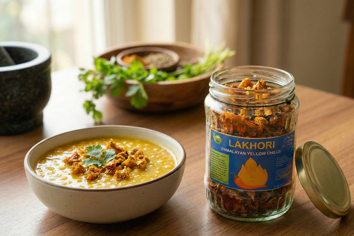 Himalayan Yellow Chilli -Lakhori – The Pahari Life