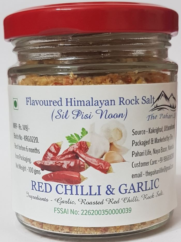 Red Chilli & Garlic Salt/ The Pahari Life